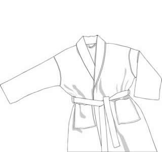Bathrobe Drawing